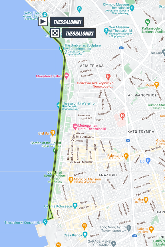 Stage profiles International Tour of Hellas 2024 Stage 1a (ITT)