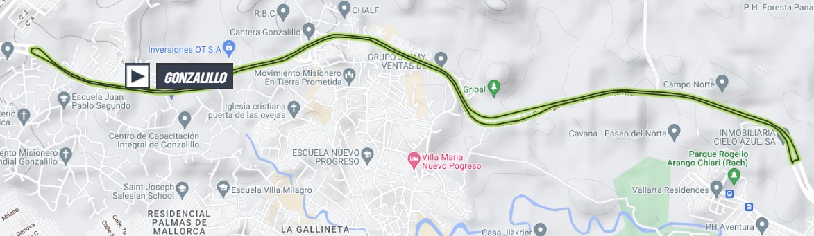 Stage profiles Continental Pan-Am Championships WE - ITT 2023 Time trial