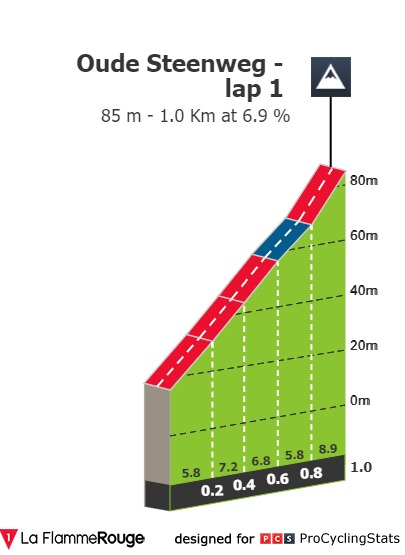 Stage profiles Muur Classic Geraardsbergen 2023 One day race