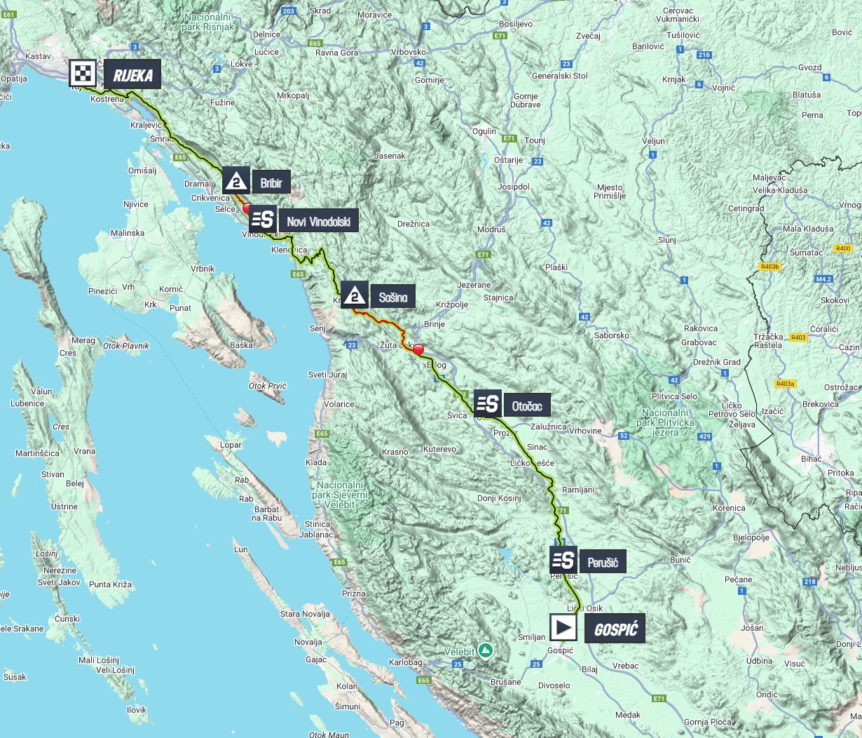 Stage profiles CRO Race 2025 Stage 3