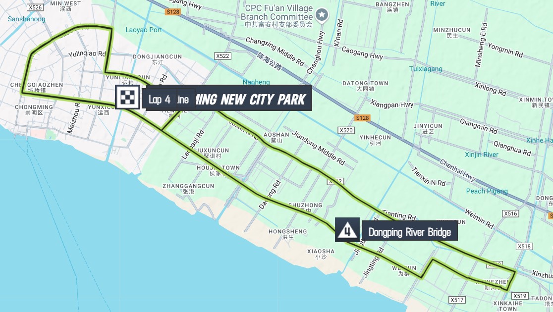 Stage profiles Tour of Chongming Island 2024 Stage 3