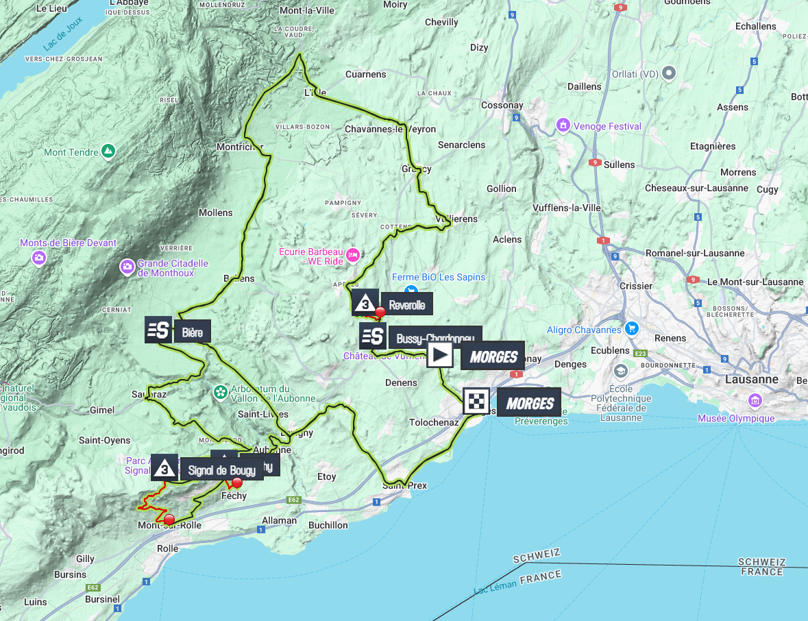 Stage profiles Tour de Romandie Féminin 2024 Stage 3