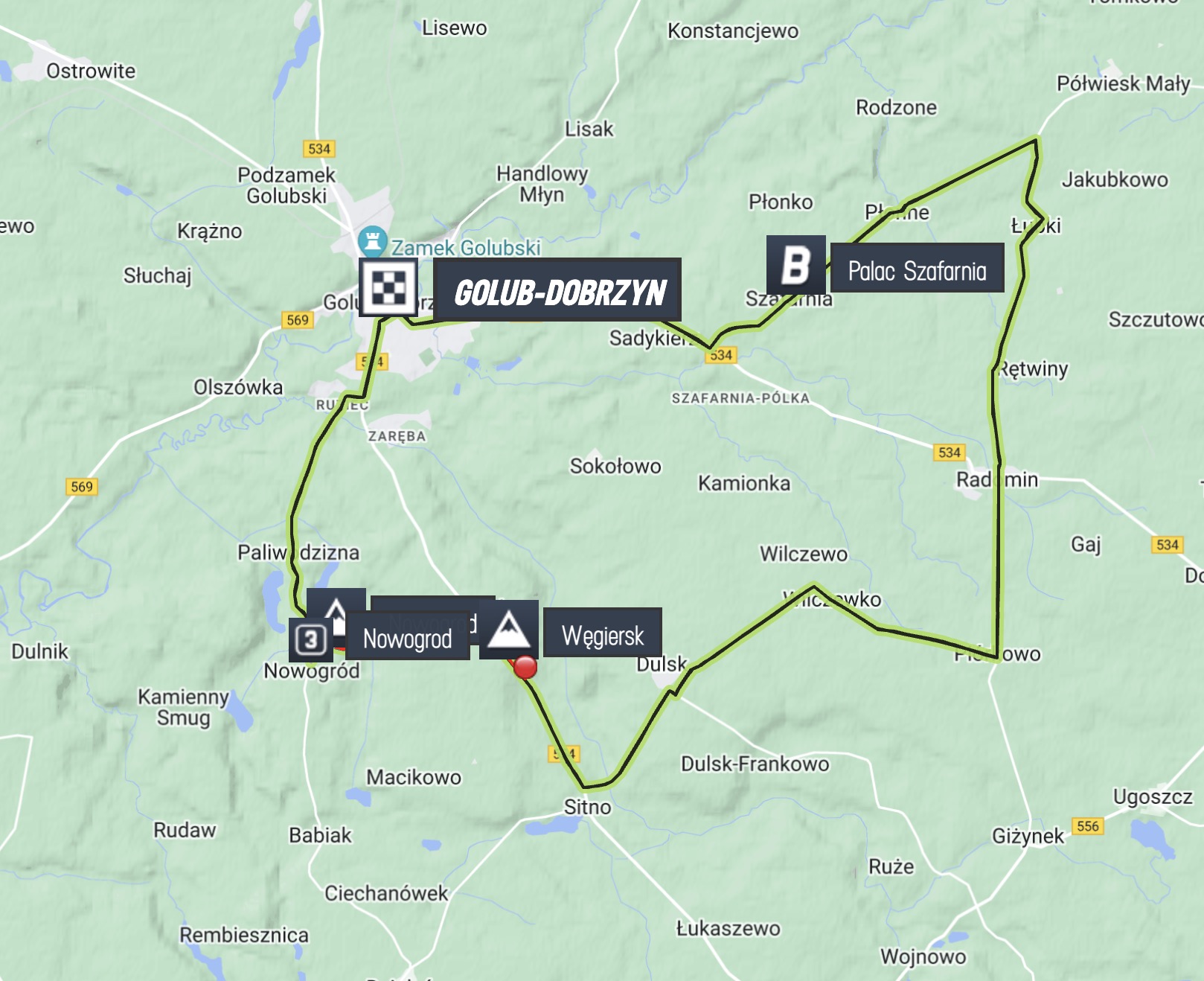 Stage profiles Princess Anna Vasa Tour 2024 Stage 2