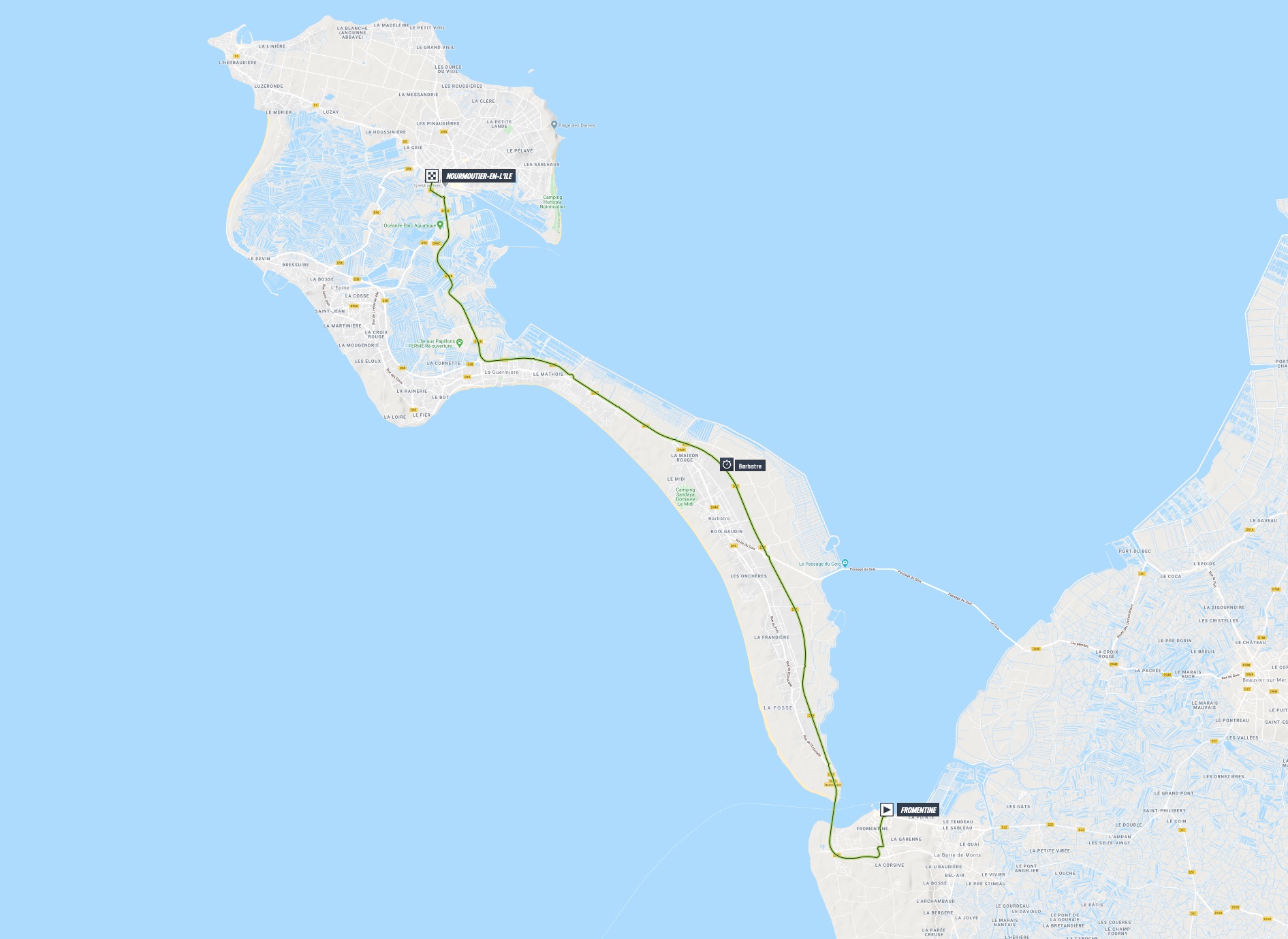 Stage profiles Tour de France 2005 Stage 1 (ITT)