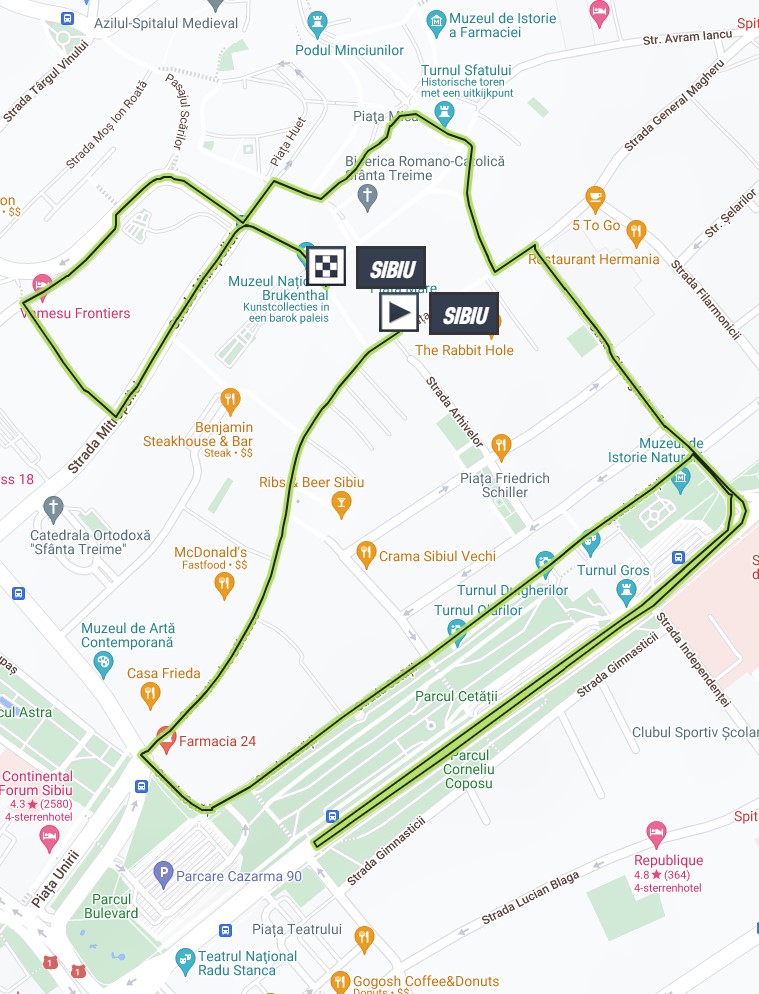 Stage profiles Sibiu Cycling Tour 2024 Stage 2b (ITT)